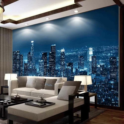 Prosperous High-rise Full Wall Mural Photo Wallpaper Printing 3D Decor ...