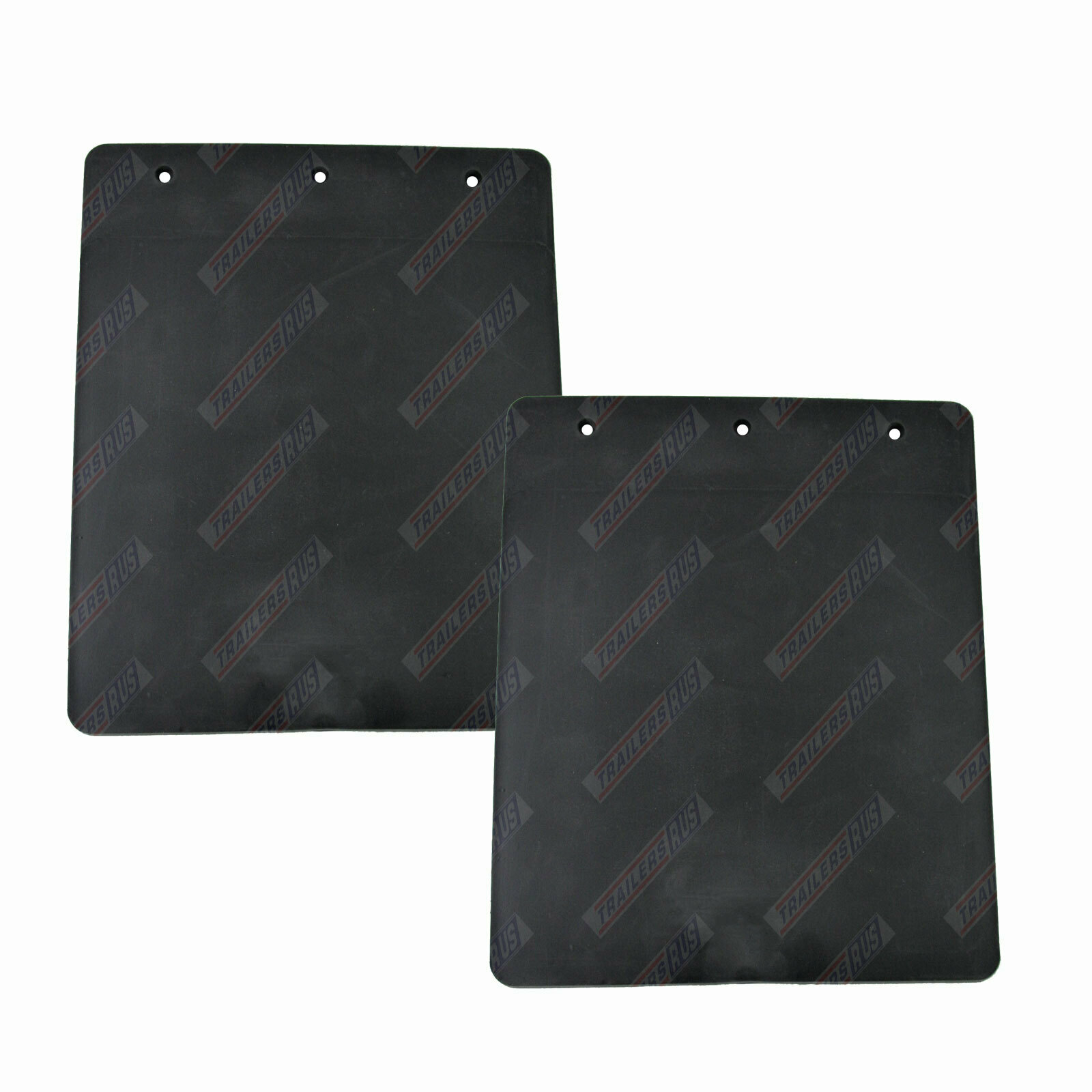 2 x Extra Heavy Duty Mud Flaps Black 8 x 10 (210mm x 250mm) 4WD's Utes ...