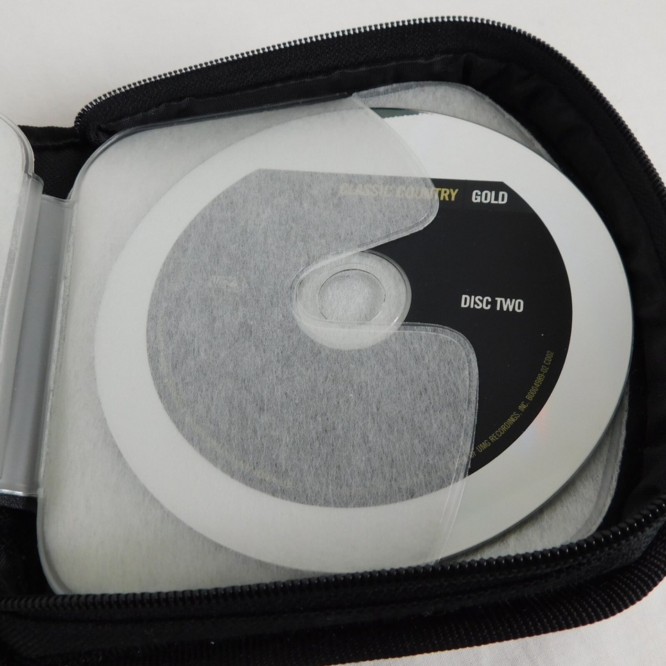 Lot of 10 Country Music CDs Zippered Case Merle Haggard Hits Country ...