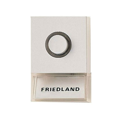 Friedland D723W 'Pushlight' Illuminated Bell Push with Nameholder ...