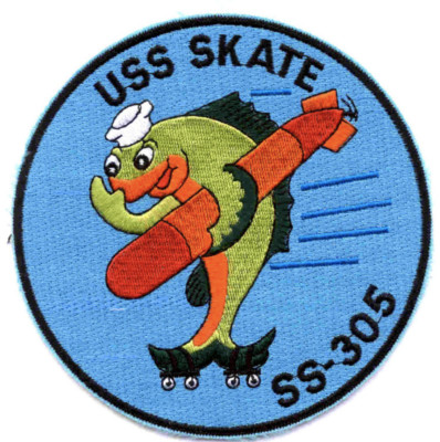 5" NAVY USS SKATE SS-305 EMBROIDERED PATCH | eBay