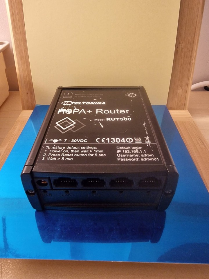 TELTONIKA HSPA+ ROUTER MOD. RUT500, NO PSU, BLACK COLOUR | eBay UK