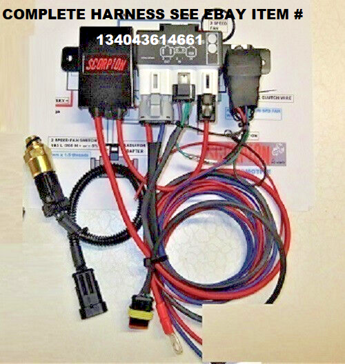 VOLVO Cooling Fan Relay 2 Speed Module with Connector Harness 36" | eBay