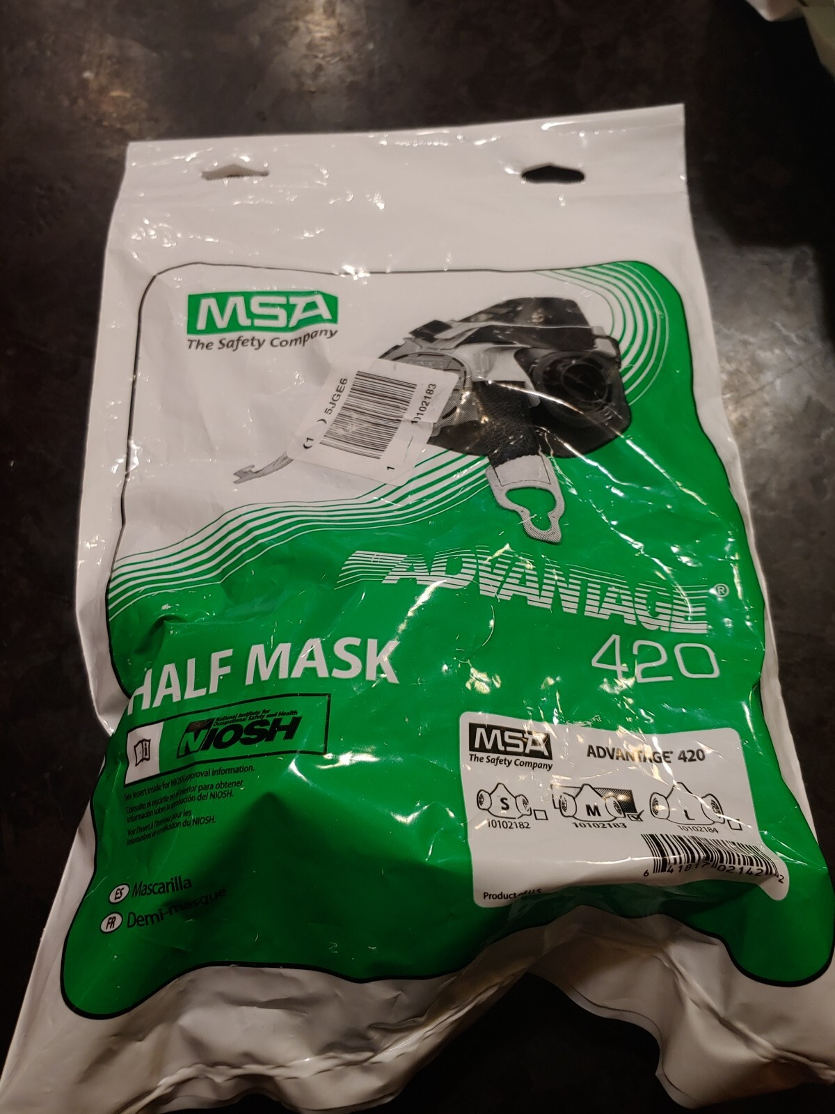 MSA+Advantage+420+Half+Mask+Respirator+Size+Medium+10102183 for sale ...