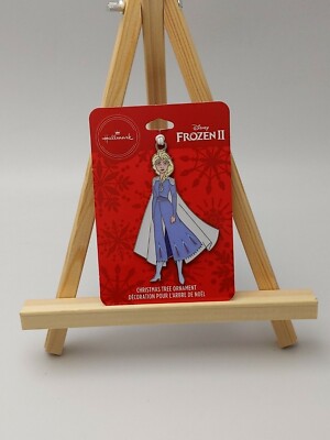 Hallmark 2020 Disney Frozen 2 Elsa Metal Christmas Ornament Bag Tag New ...