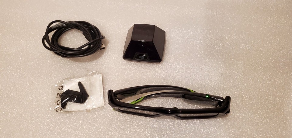 NVIDIA GeForce 3D Vision Wireless Stereoscopic Kit - Ver1 - EXCELLENT ...