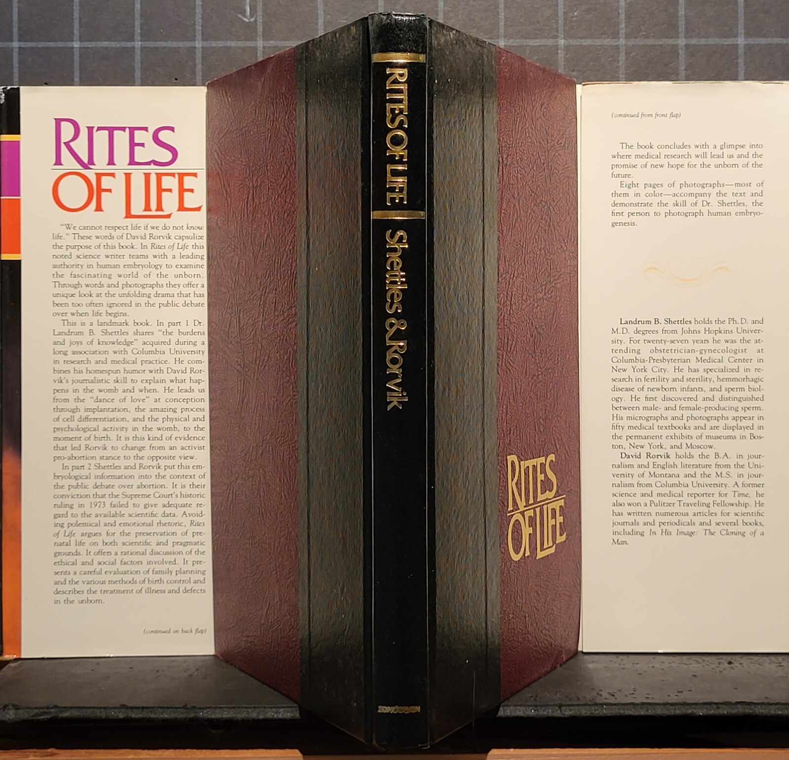 Rites of Life : The Scientific Evidence for Life Before Birth by David ...