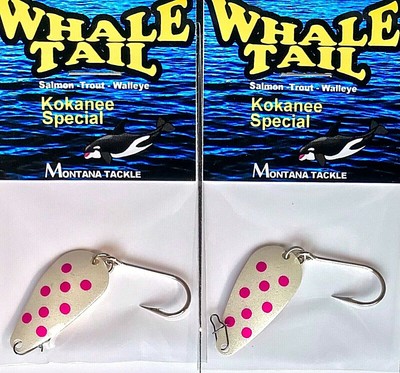 Kokanee Salmon Trolling Spoons (2): “PINK GHOST" | eBay