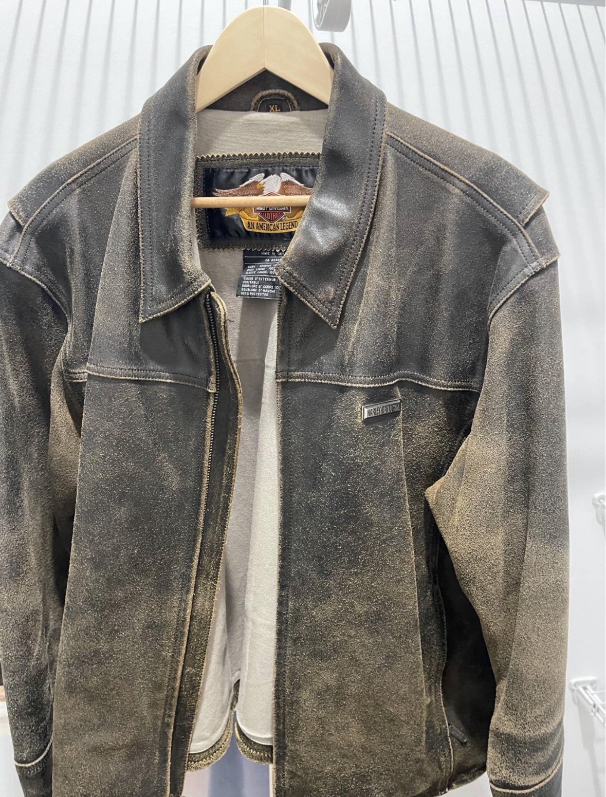 Harley-Davidson Distressed Brown Billings Fargo Leather Jacket 97193 ...