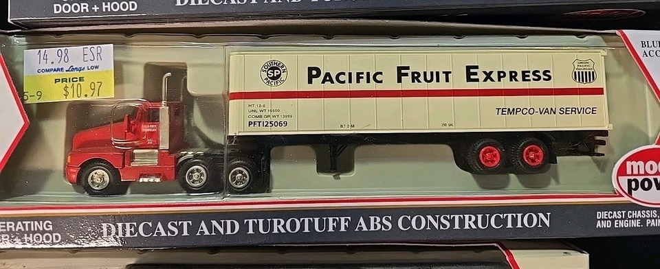 Model Power HO scale Tractor Trailer W/Loads Lot (6ct) Matchbox 1/87 ...