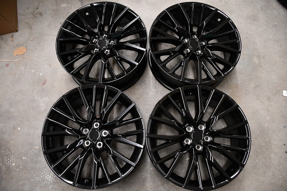 Set 4 20x8 OE Wheels LX59 Gloss Black Wheels 5x4.5 Rims | eBay