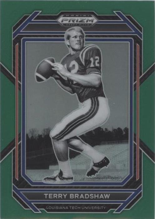 2023 Panini Prizm Draft Picks - Terry Bradshaw #92 Green Prizm for sale ...