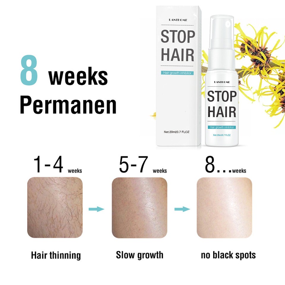 Painless Permanent Hair Removal Cream Stop Hair Growth Cream For Women ...