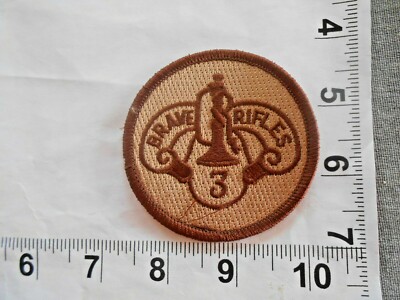 NEW BRAVE RIFLES 3 ( THIRD ) CAVALRY TRUMPET US ARMY MILITARY PATCH ...