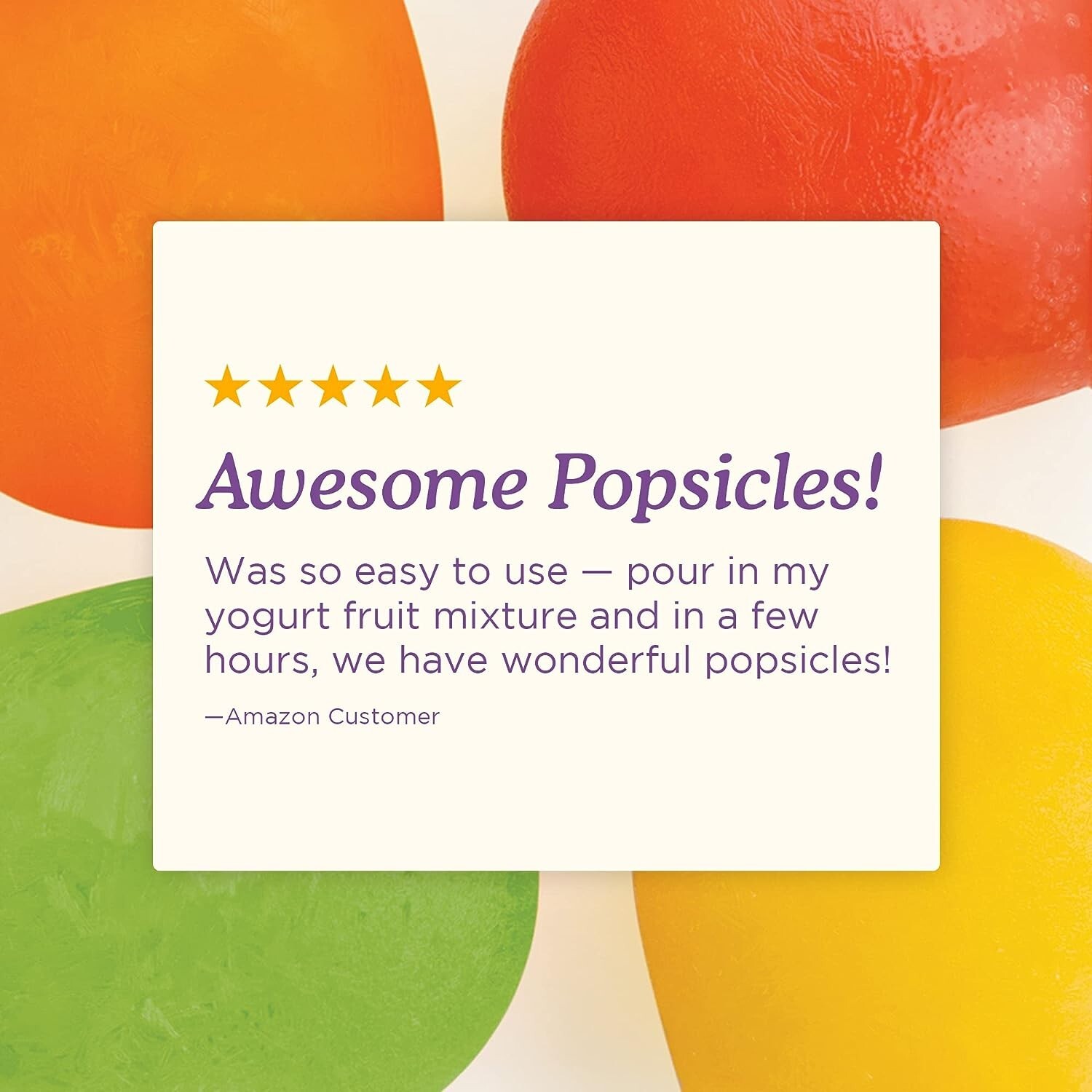 Round Pop Mold, 4 Easy-release Silicone Popsicle Mold With Sticks and ...