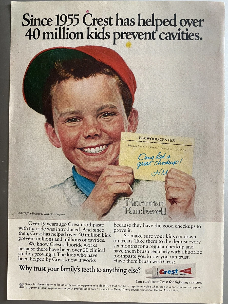 Crest Toothpaste Print Ad