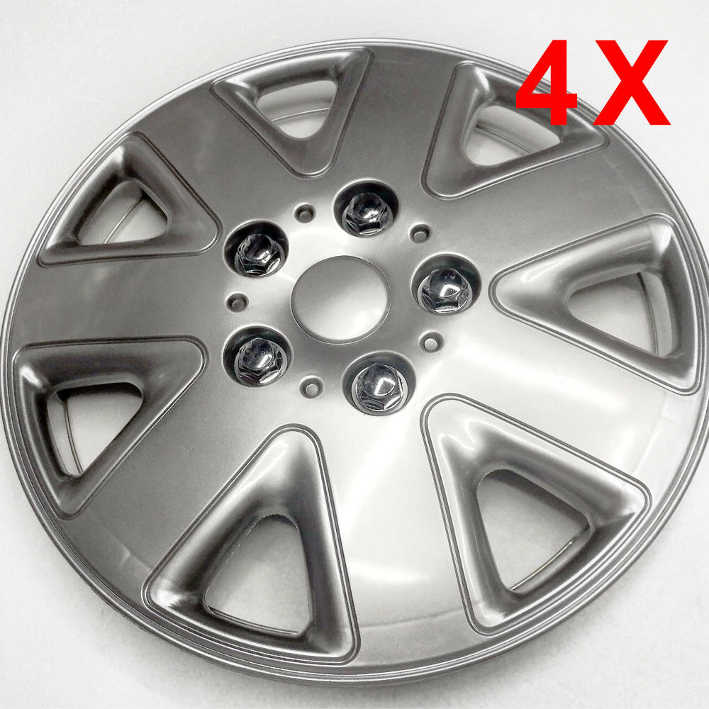 14" UNIVERSAL WHEEL TRIMS CAR COVERS HUB CAPS PLASTIC 14 INCH SET OF 4 ...