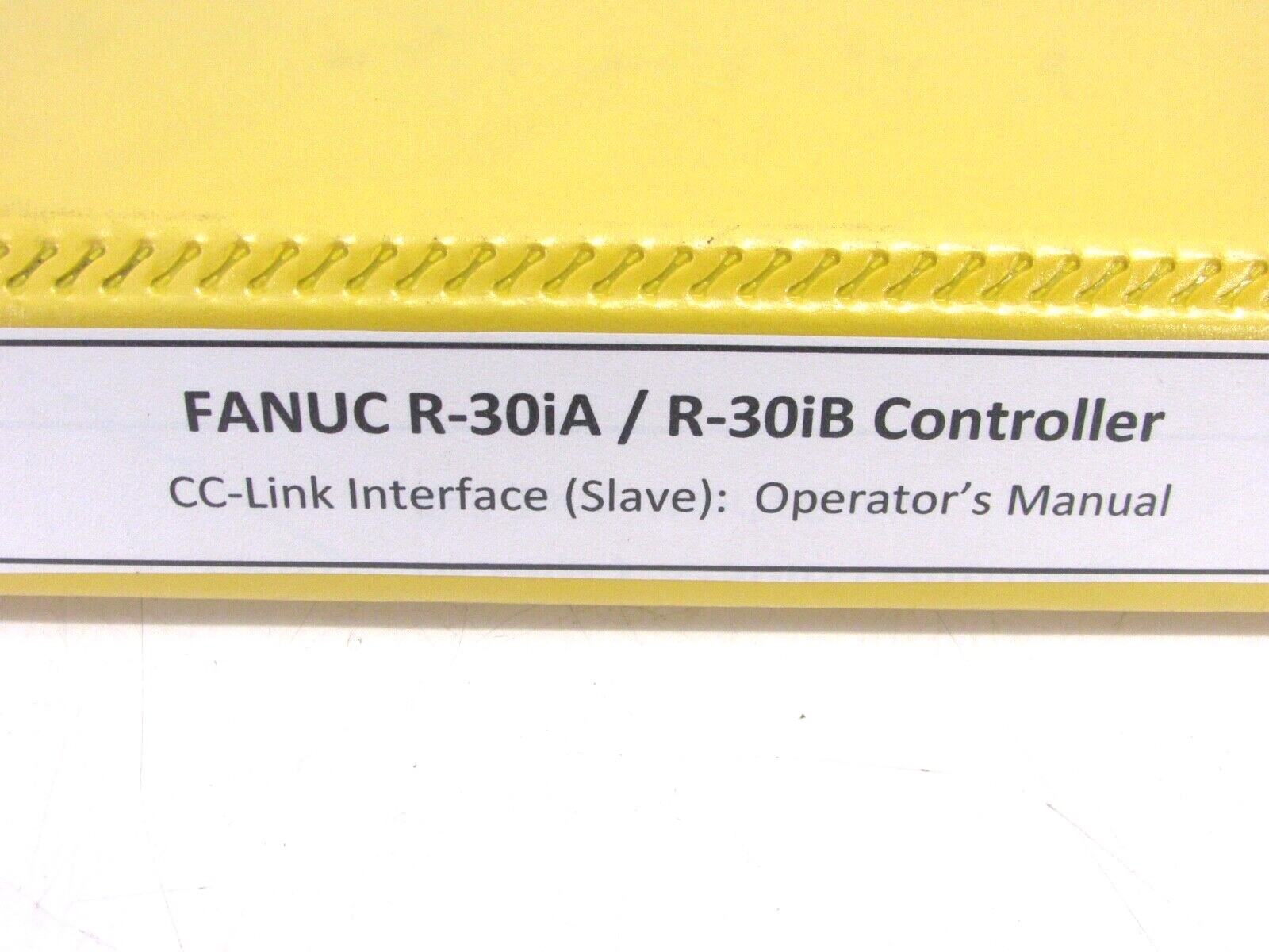 FANUC R-30iA/R-30iA MATE/R-30iB CONTROLLER CC-LINK INTERFACE OPERATOR'S ...