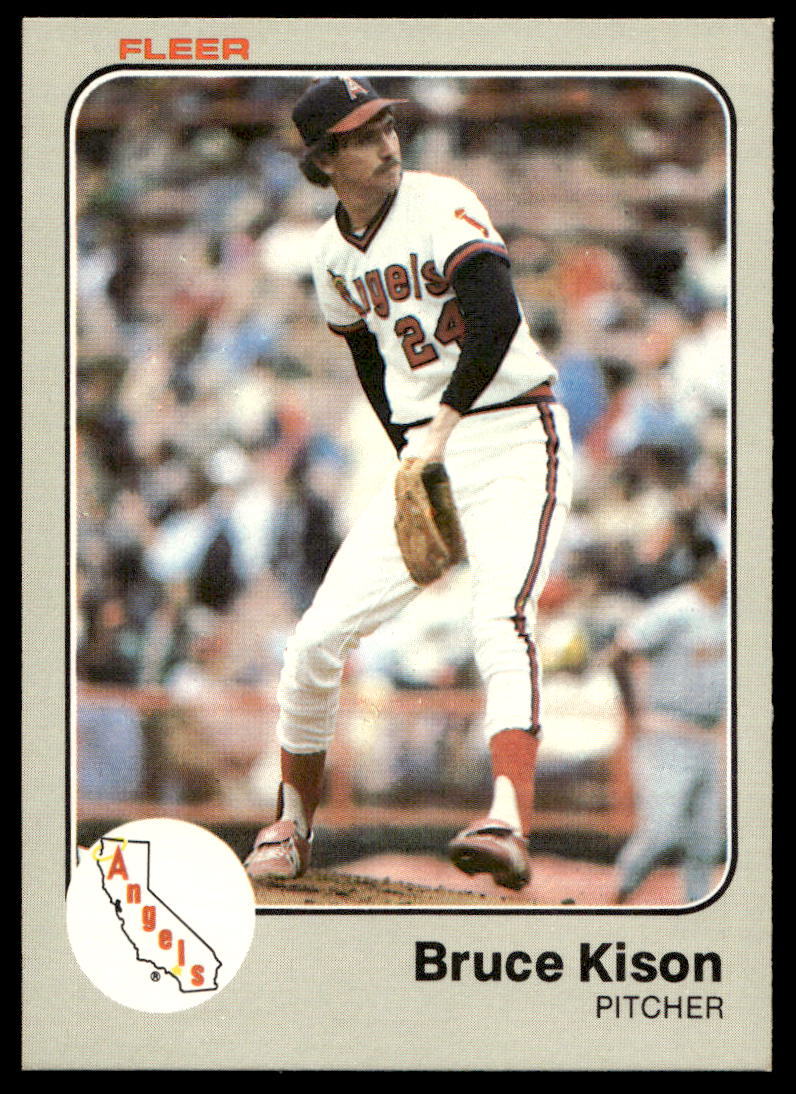Bruce Kison 1983 Fleer #96 California Angels Baseball Card | eBay