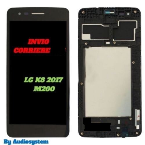 Écran à Cristaux Liquides + Tactile+Frame pour LG K8 2017 Noir M200N ...