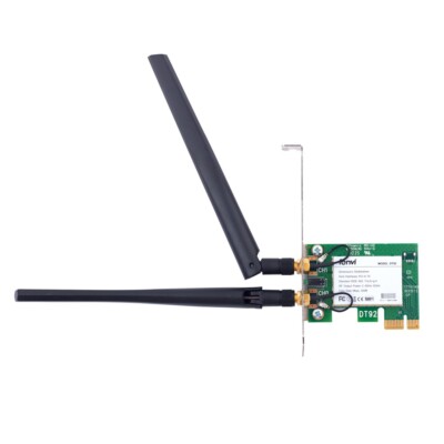 Dual Band PCIE WiFi Bluetooth Network Card for Desktop 2.4G 5G Wireless ...