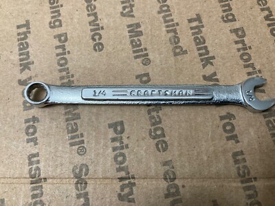 Craftsman Combo Wrench 1/4" Series VV 44699 sae 12 point. | eBay