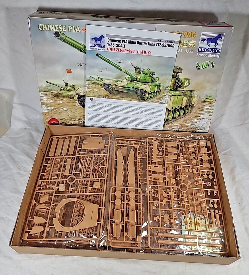 Bronco 1/35 Scale Chinese PLA Main Battle Tank ZTZ-99/99G SHIPS FAST ...