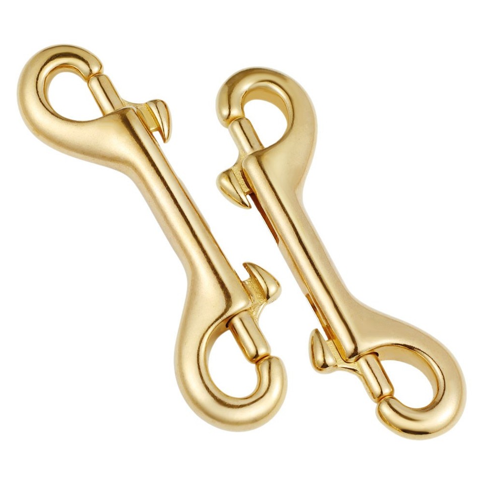 2Pcs Double Side Leash Clips Heavy Duty Clips Pet Dog Leash Hooks Eye ...