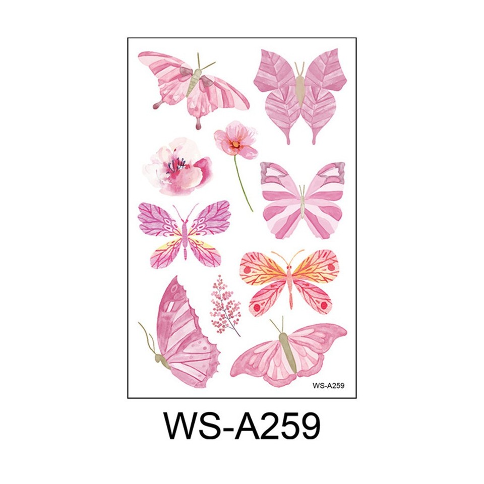 10 Sheets of Pattern Stickers Self-adhesive Body Arm Stickers Decals | eBay