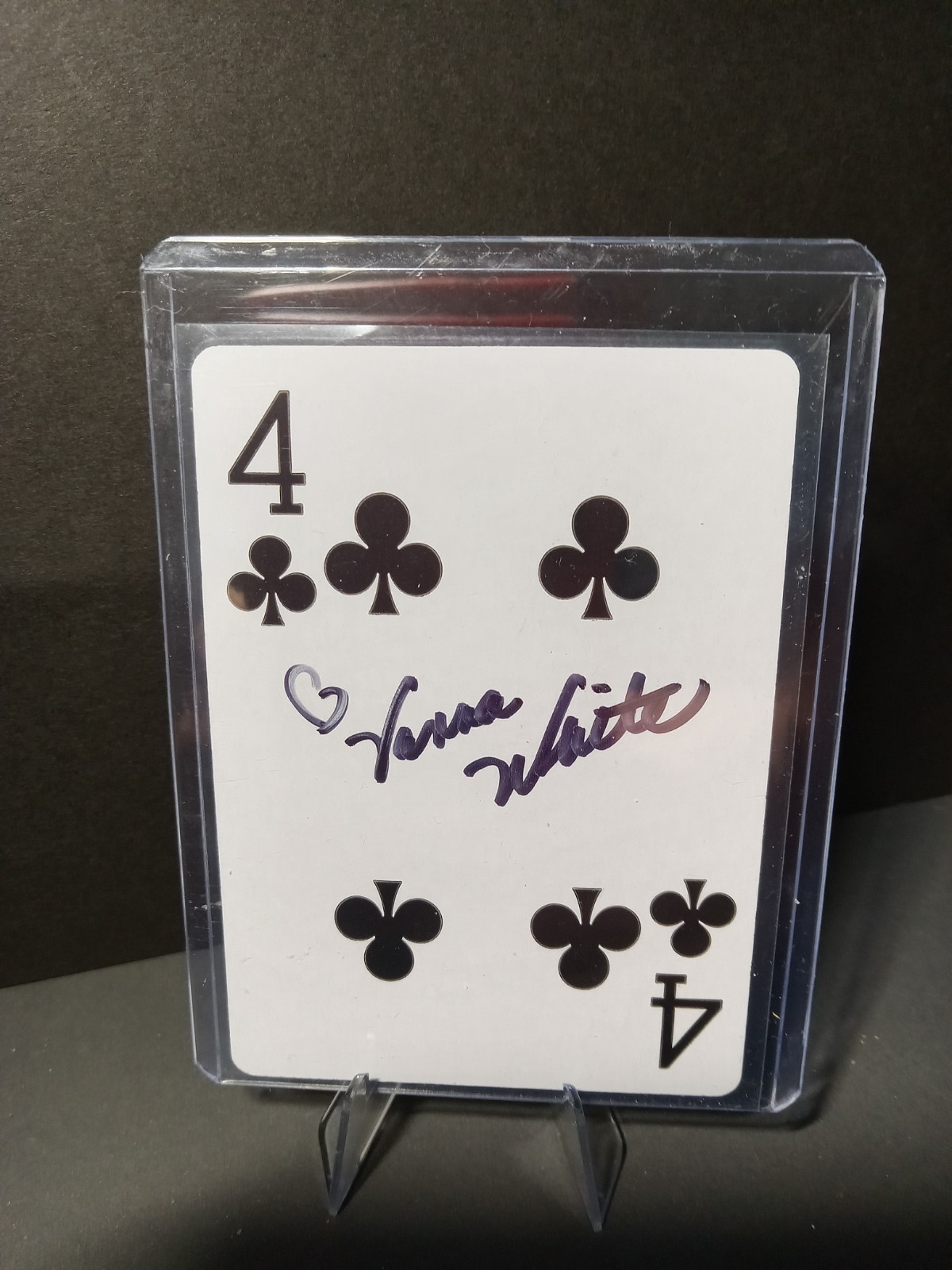VANNA WHITE SIGNED PLAYING CARD WHEEL OF FORTUNE CELEBERITY | eBay