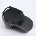 New Vintage Washed Cotton Heavy Stitch Distressed Trim Visor Baseball ...