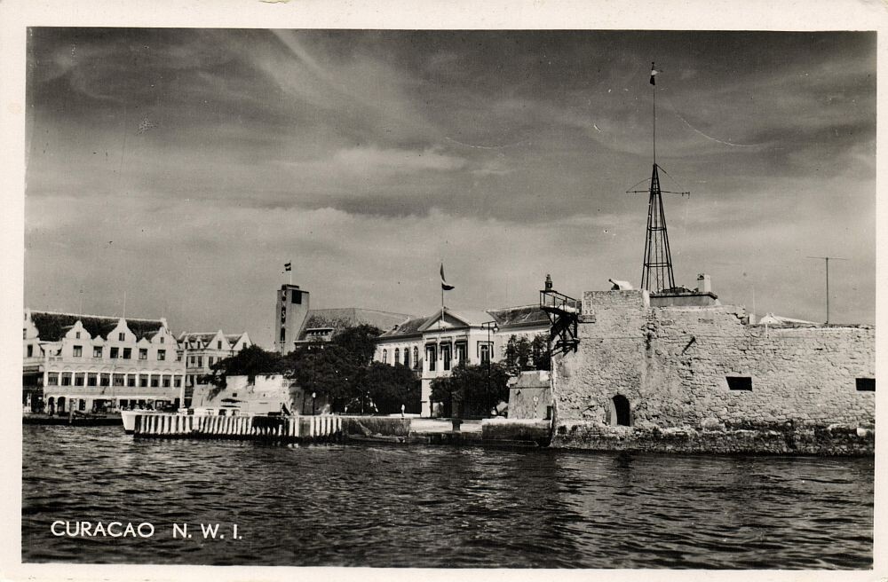curacao, N.A, WILLEMSTAD, Old Fort (1950s) Salas RPPC Postcard | eBay