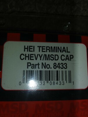 MSD CHEVY Ignition HEI DISTRIBUTOR TERMINAL WINDOW CAP 8433 | eBay