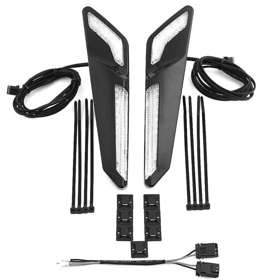 LED Fork Mounted Driving Lights Lamp For Honda GL1800 GoldWing Tour ...