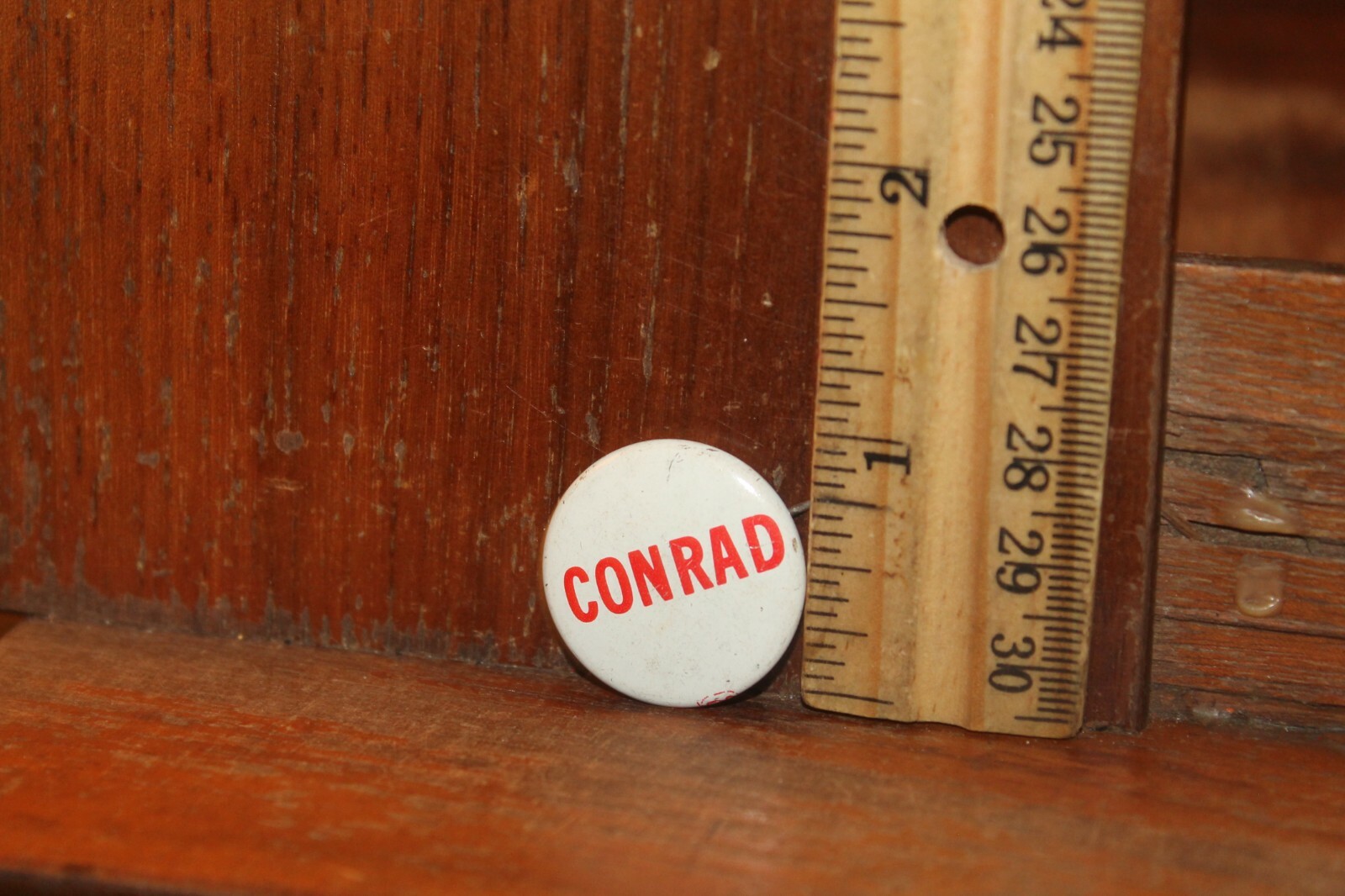 Vintage Button Pinback Conrad | eBay