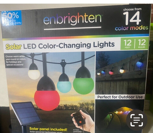 Enbrighten 12-ft Solar Led Color Changing Lights | eBay