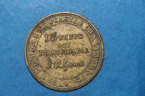 London and newcastle tea token 1lb Bishop Auckland (ref 335) Durham ...