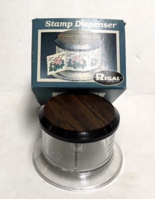 Postage Stamp Keeper Holder Desktop Dispenser Roll Storage Display ...