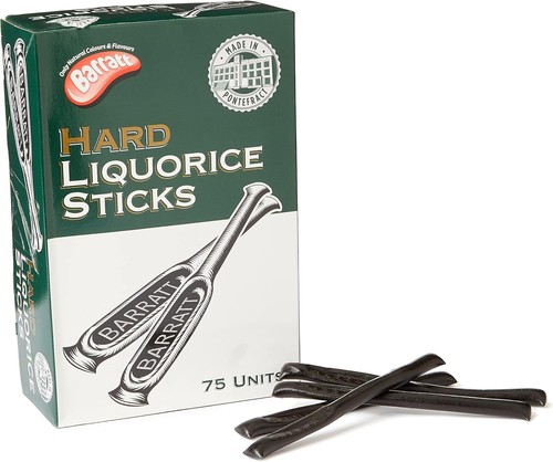 Barratt Bassetti Hard Sticks Liquorice Retro Candy Sweets 75 Count ...