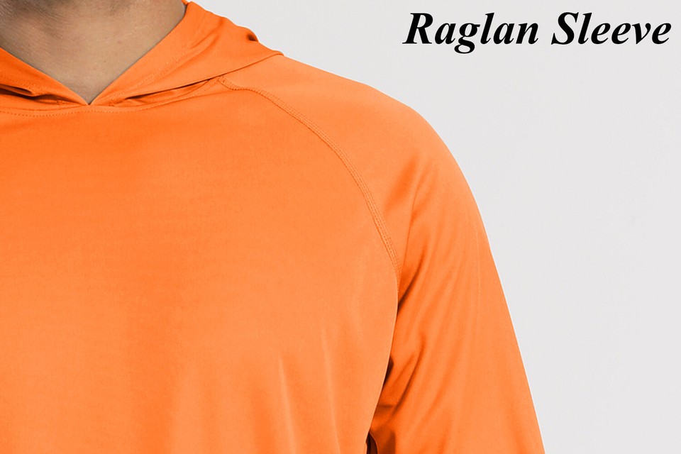 UPF50+ Mens Sun Block Hoodie Long Sleeve Skin Protection Sun Shirts ...
