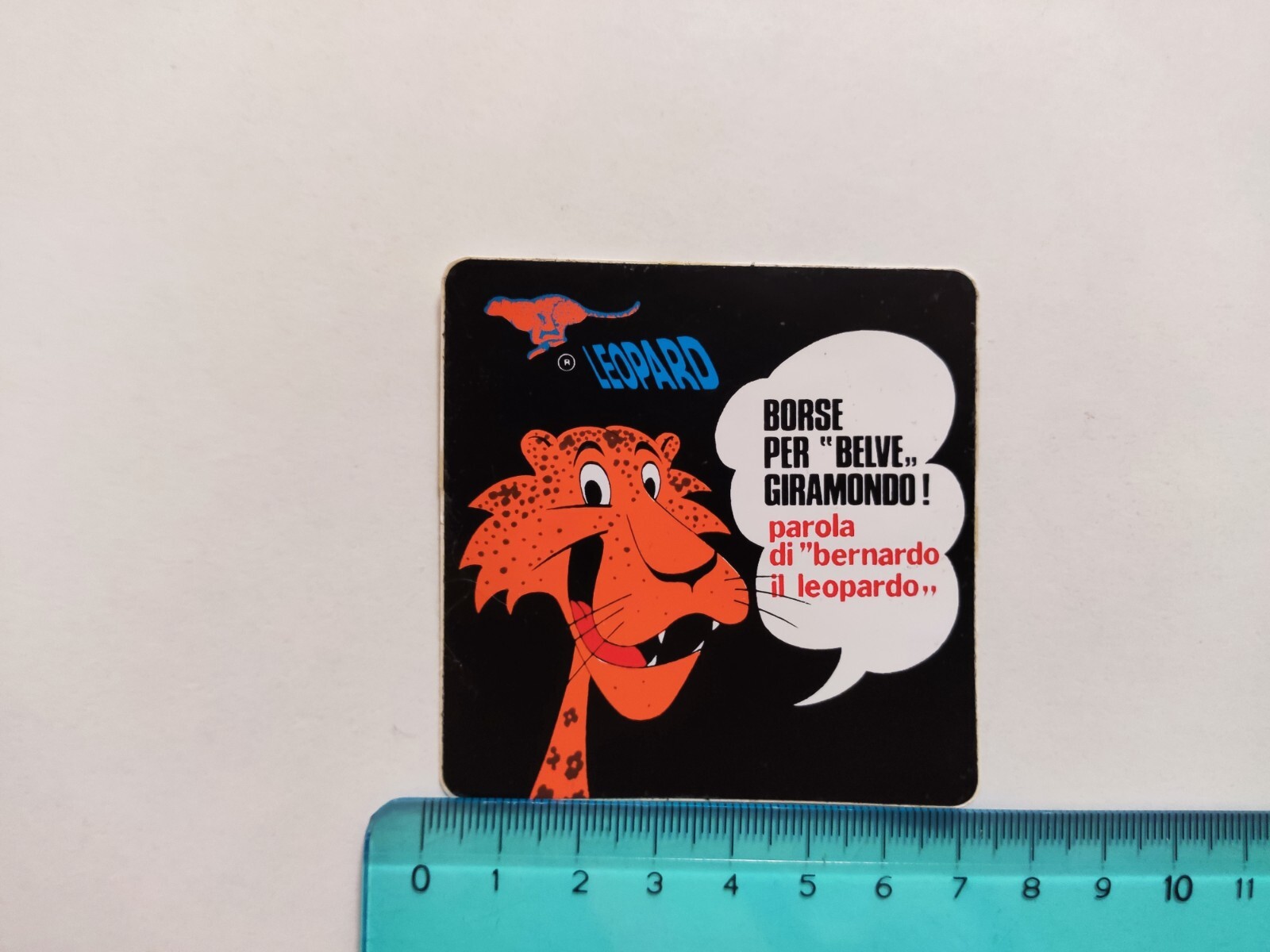 Autocollant Sacs Leopard Autocollant Timbre Autocollant Vintage 80s ...