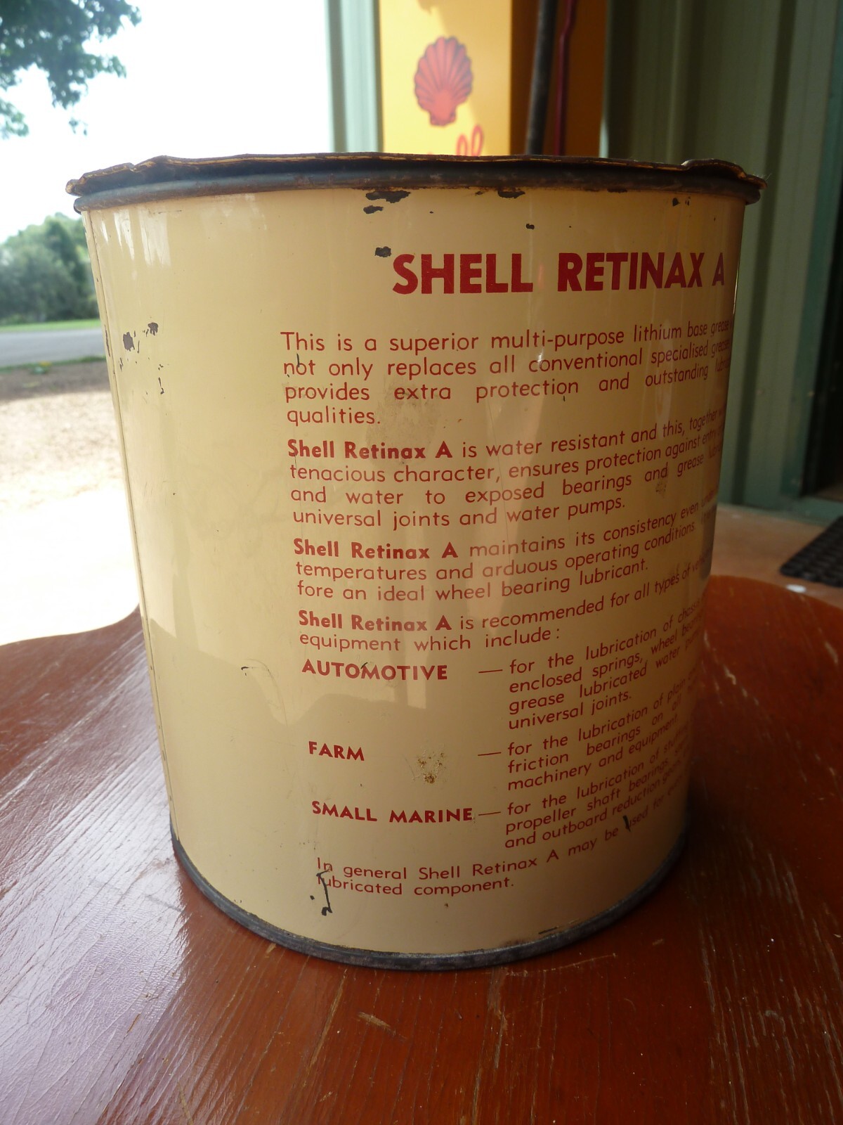 SHELL Retinax A Grease 5 lb net tin. | eBay Australia