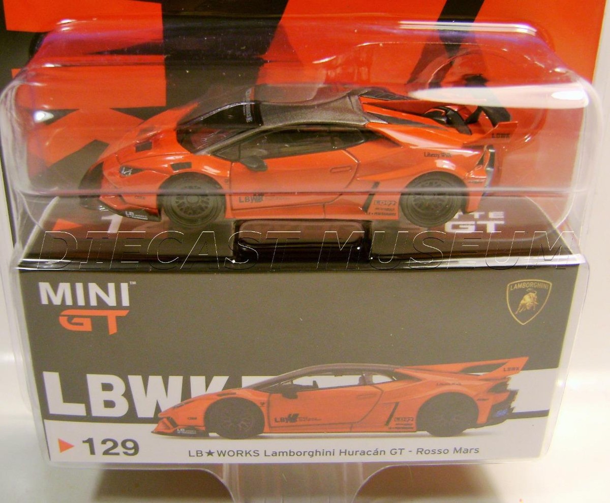 LAMBORGHINI HURACAN GTRED #129 LBWK USA EXCLUSIVE MIJO MINI LAMBORGHINI HURACAN GTRED #129 LBWK USA EXCLUSIVE MIJO MINI