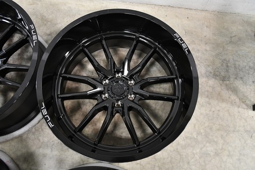 Set 4 Fuel D679 Rebel 20x10 6x5.5 Matte Black Wheels 20" -18mm Rims | eBay