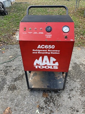 MAC Tools AC650 Refrigerant Recovery and Recycling Station CFC12 ONLY ...