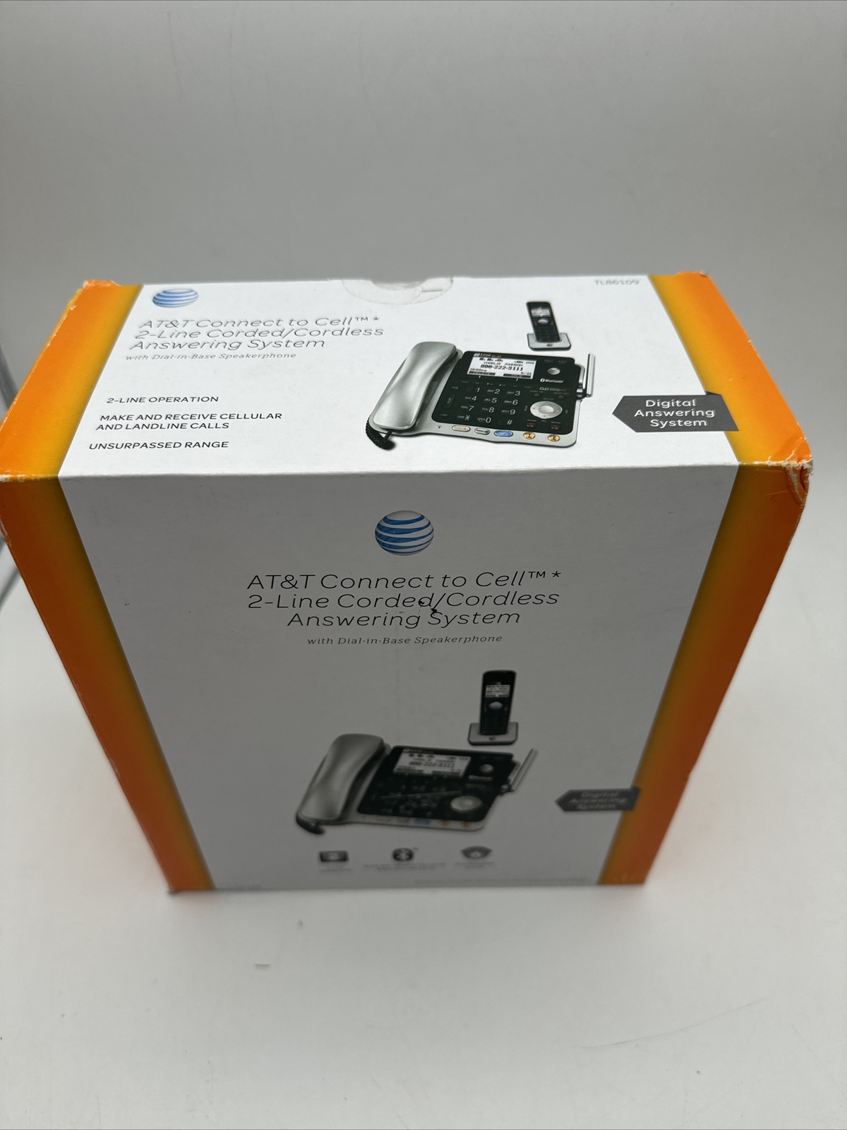 AT&T 2-Line Corded/Cordless Bluetooth Phone System for sale online | eBay