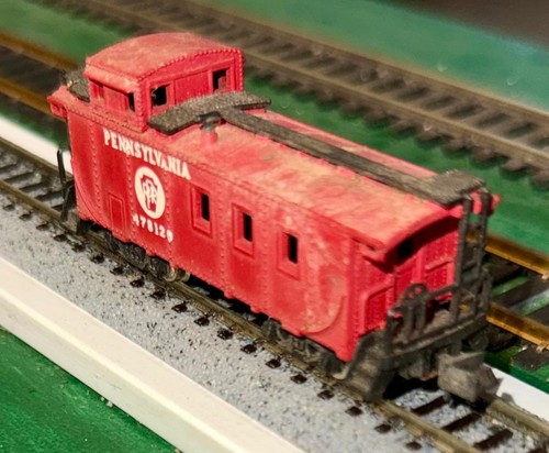 N Scale Model Power Pennsylvania cupola caboose with Rapido couplers | eBay