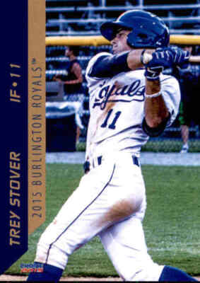 2015 Burlington Royals Choice #26 Trey Stover Lock Haven Pennsylvania ...