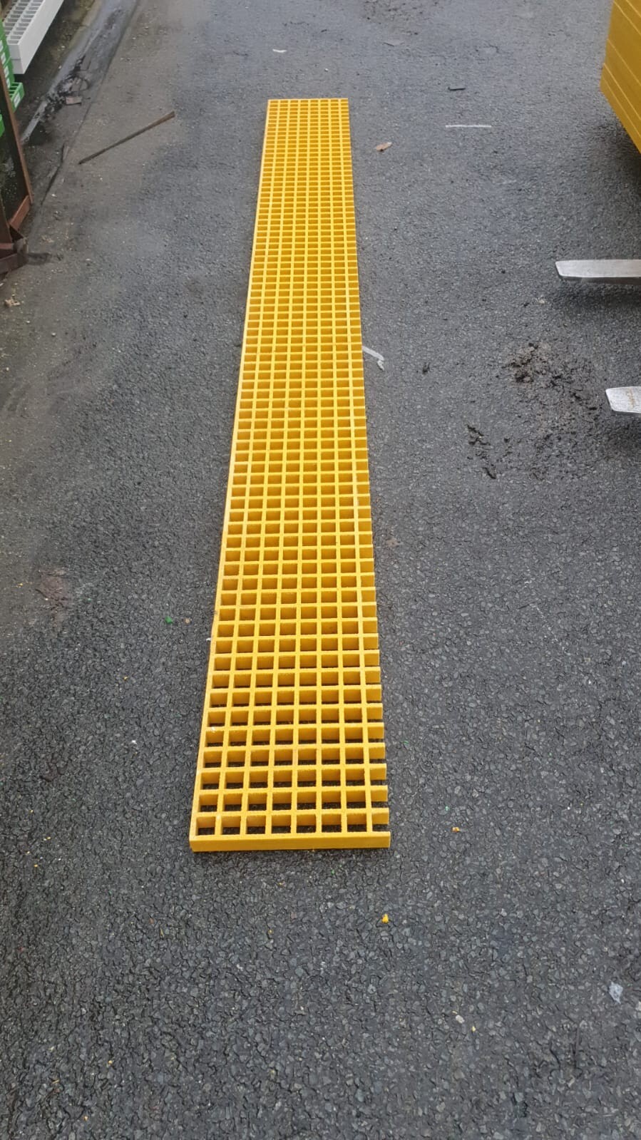 GRP Gritted Non slip Grating Panels - 3016 x 300 x 38mm Yellow | eBay UK