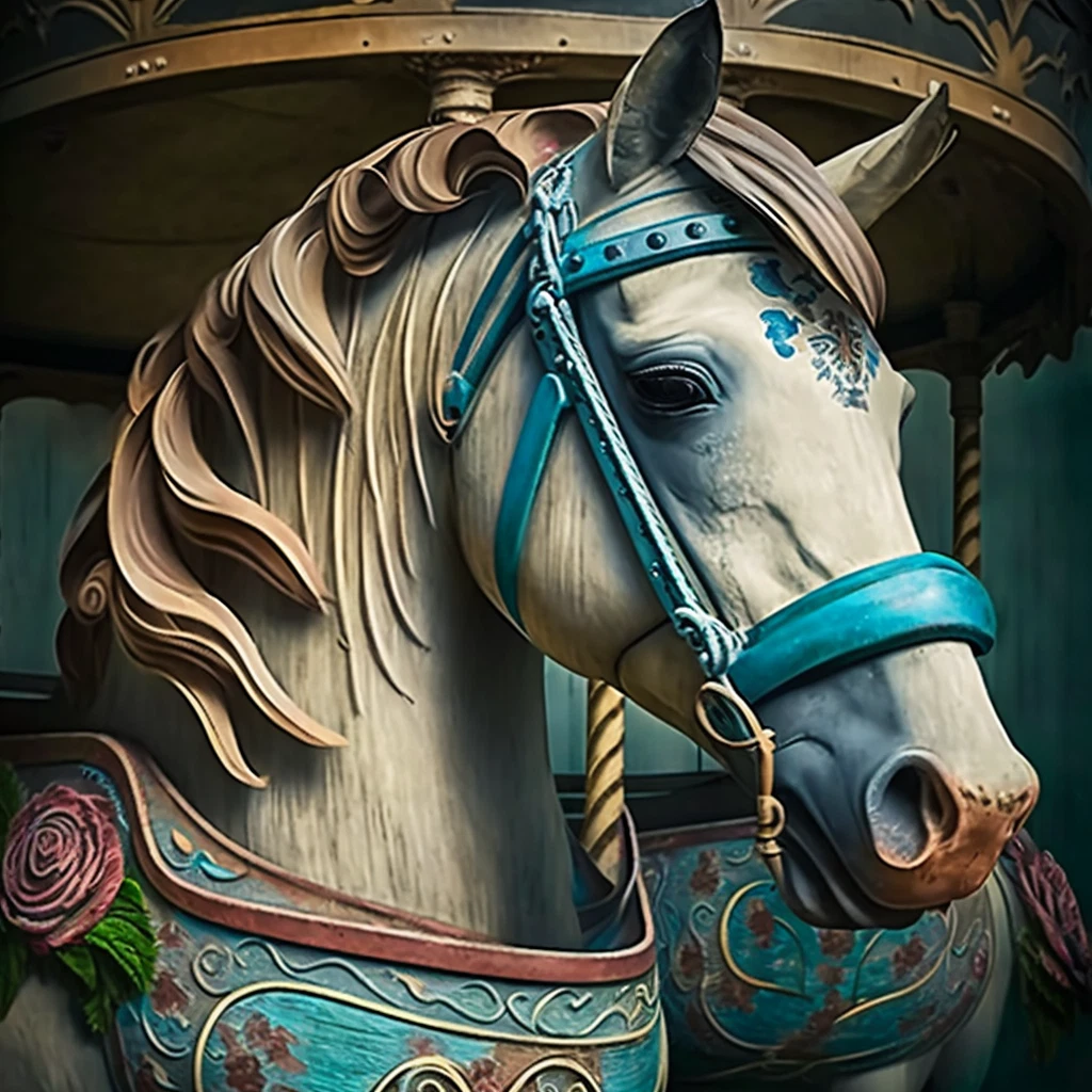 Carousel Horse Photography